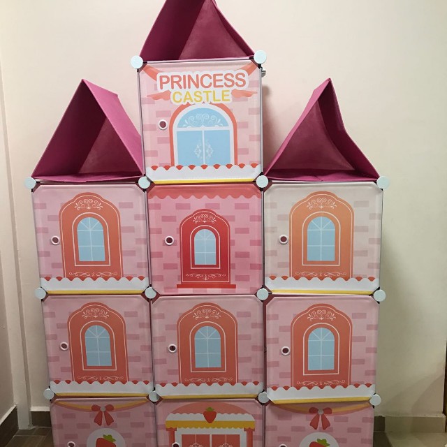 DIY Princess Castle - storage cabinet, Furniture, Others on Carousell