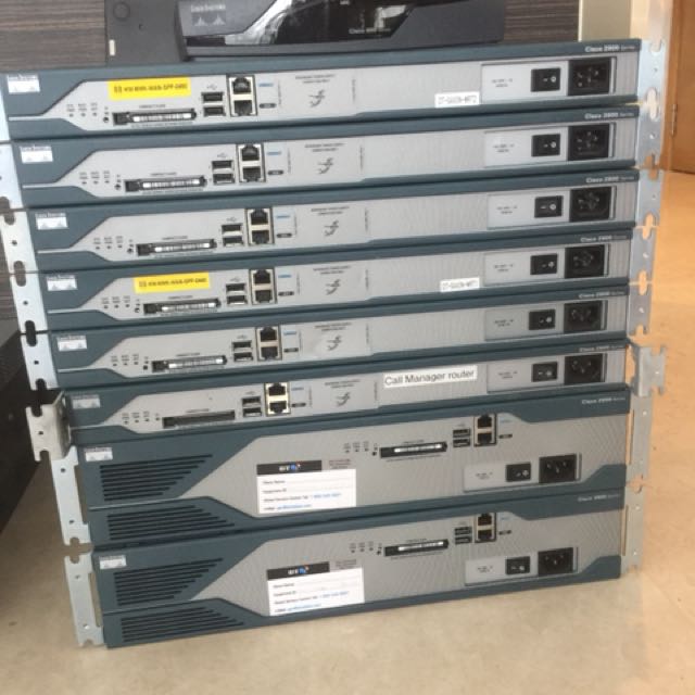 Cisco 2800 series Routers, Computers & Tech, Parts & Accessories ...