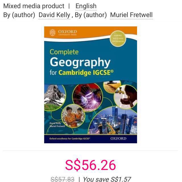 Complete Geography For Cambridge IGCSE, Hobbies & Toys, Books ...