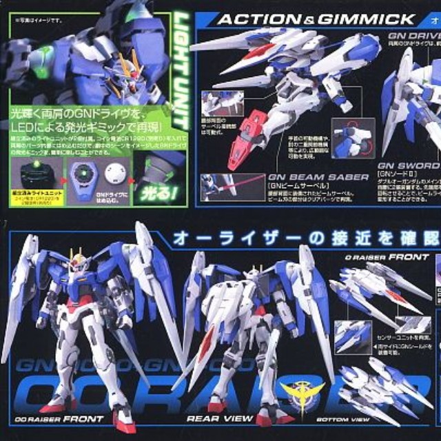 GN-0000 + GNR-010 00RAISER (00Gundam + O Raiser Special Set) (1/100 ...