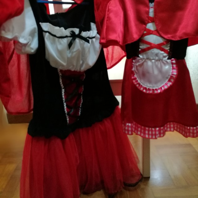 Halloween / cosplay Little Red Riding Hood mum daughter costume, Babies ...