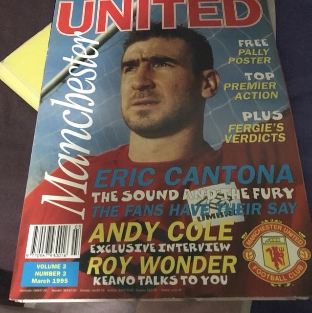 Manchester United Official Magazine, Mar 1995 Edition, Hobbies & Toys ...
