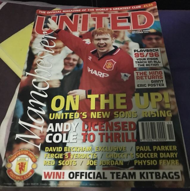 Manchester United Official Magazine, Nov1995, Hobbies & Toys, Books ...