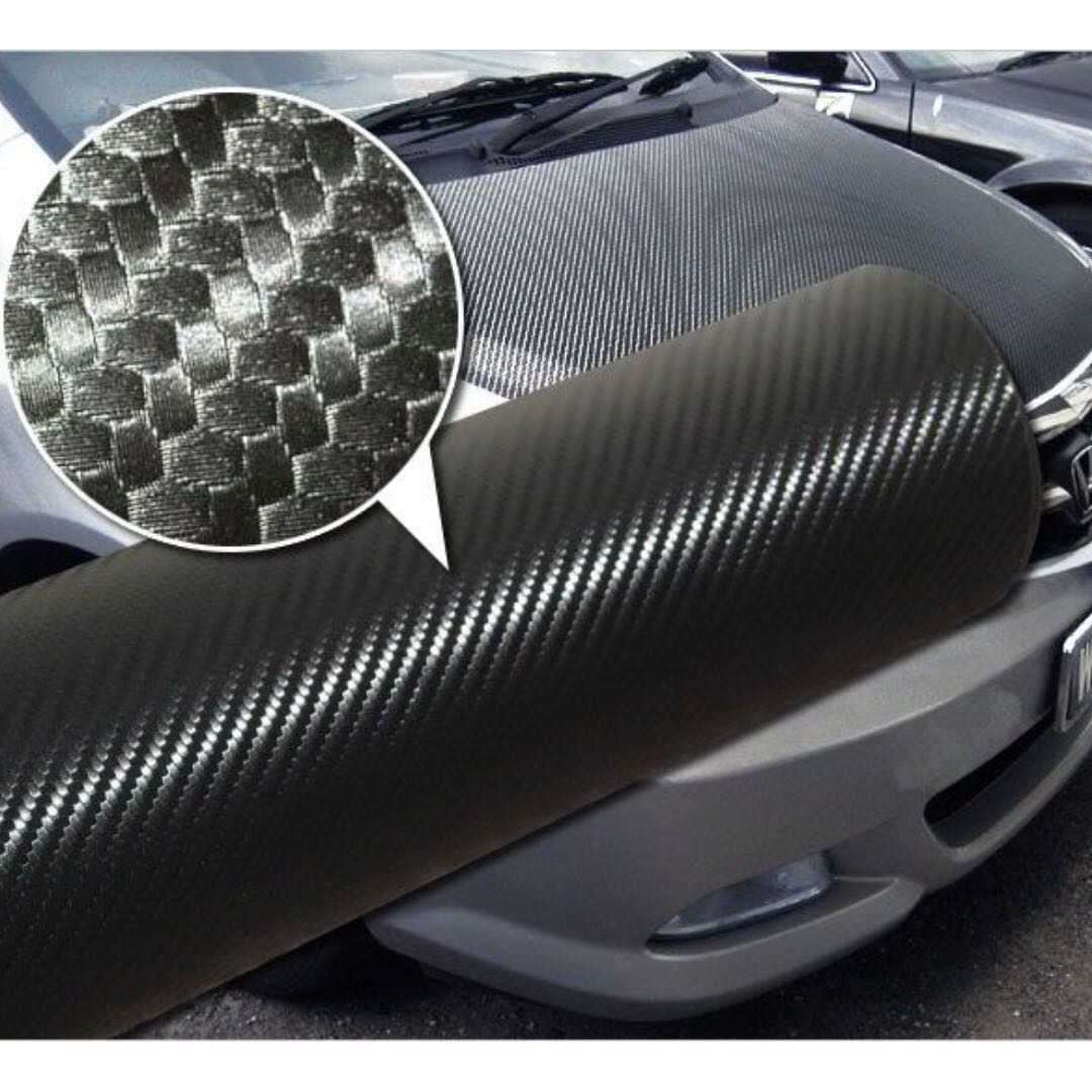 3D Carbon Fibre Sticker Promo RM15, Auto Accessories on Carousell