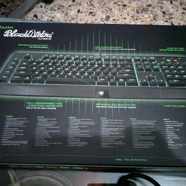 Black Widow Mechanical Gaming Keyboard, Computers & Tech, Parts ...