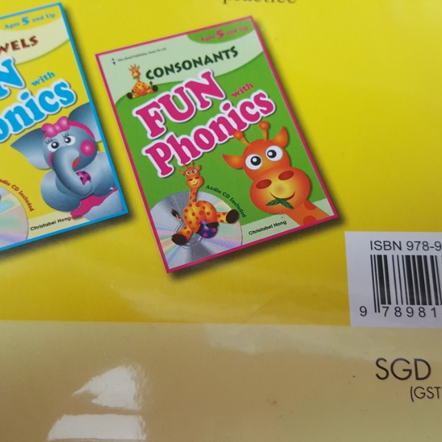 Fun with phonics Consonants and Vowels, Hobbies & Toys, Books ...