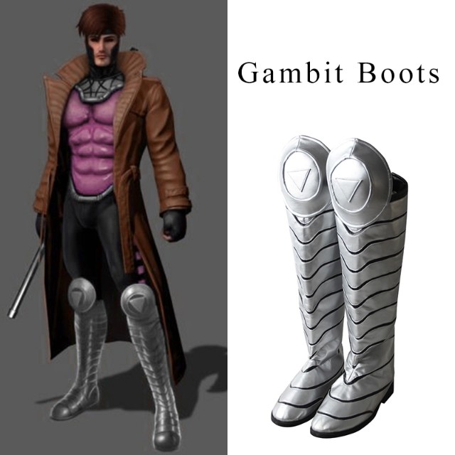 Gambit Boots Costume, Men's Fashion, Footwear, Boots on Carousell