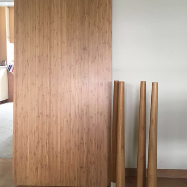 Ikea desk table HILVER (legs included), Furniture & Home Living ...