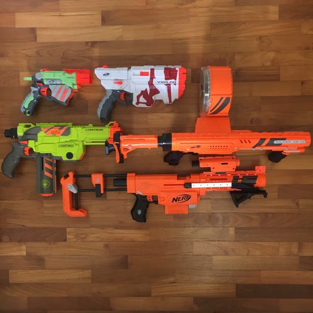 Nerf Vortex and Gear Up Bundle, Hobbies & Toys, Toys & Games on Carousell