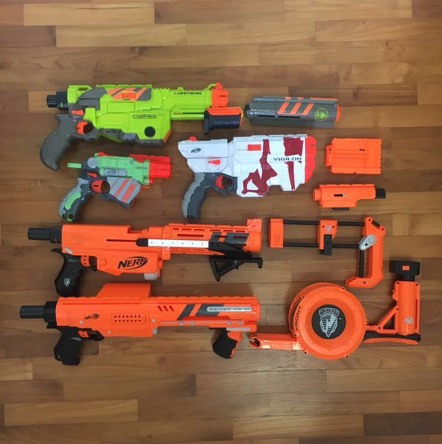 Nerf Vortex and Gear Up Bundle, Hobbies & Toys, Toys & Games on Carousell