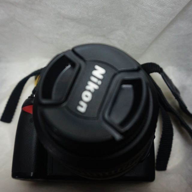 Nikon D60 with red Tenba camera Bag, charger, lens and memory card ...