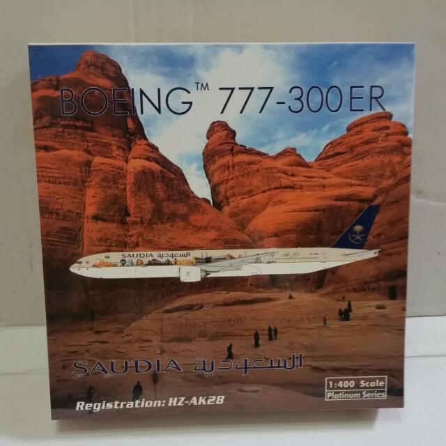 Phoenix 1:400 SAUDIA Airlines 777 - 300er, Hobbies & Toys, Toys & Games ...