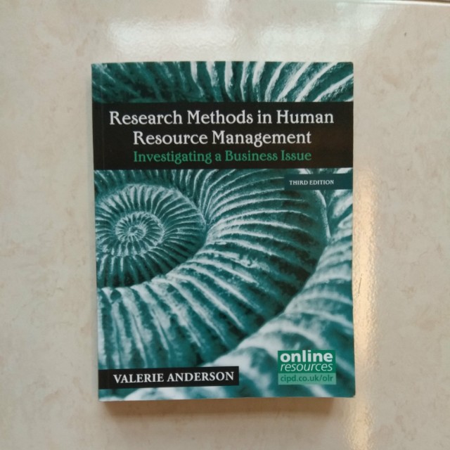 Research Methods in Human Resource Management (CIPD), Hobbies & Toys ...
