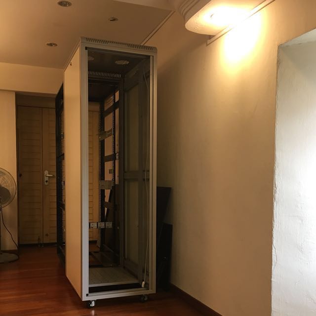 Server Rack (white), Computers & Tech, Parts & Accessories, Networking ...