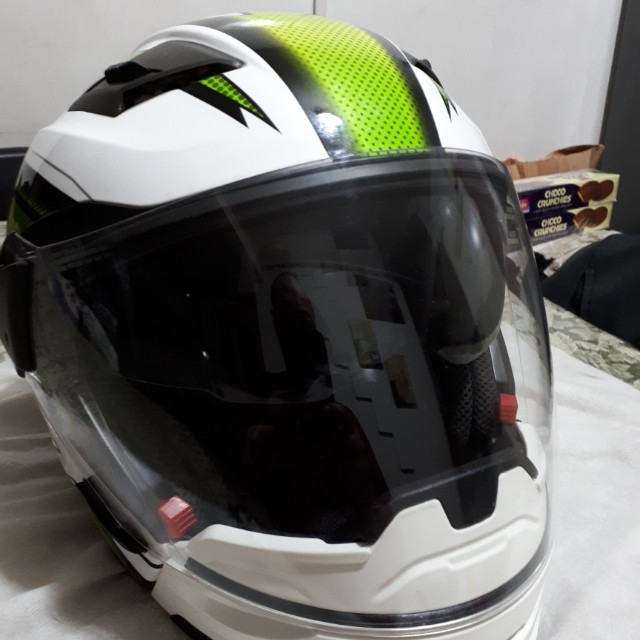 Zeus 611a Modular Helmet, Motorbikes on Carousell