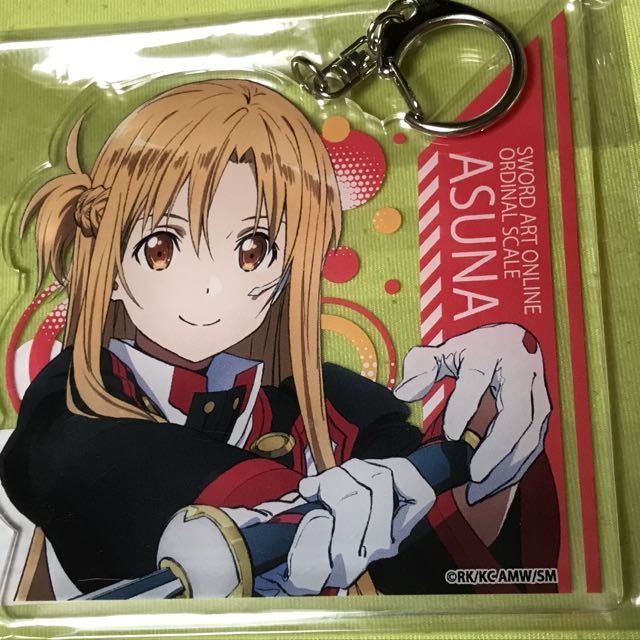 Asuna acrylic keychain - Sword Art Online (SAO) - Ordinal Scale ...
