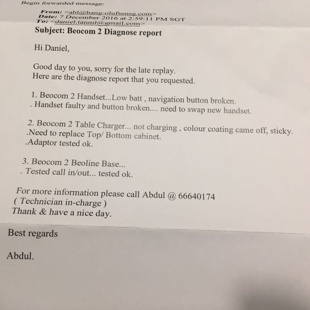 Bang & Olufsen Banana Phone Beocom 2 Need Repair and Service, Mobile ...