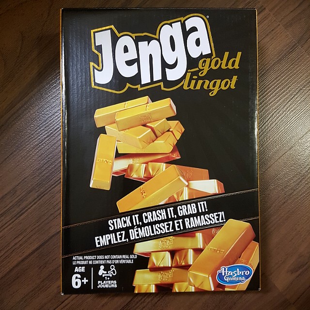 *BRAND NEW* Jenga Gold Ingot Edition (20% OFF), Hobbies & Toys, Toys ...