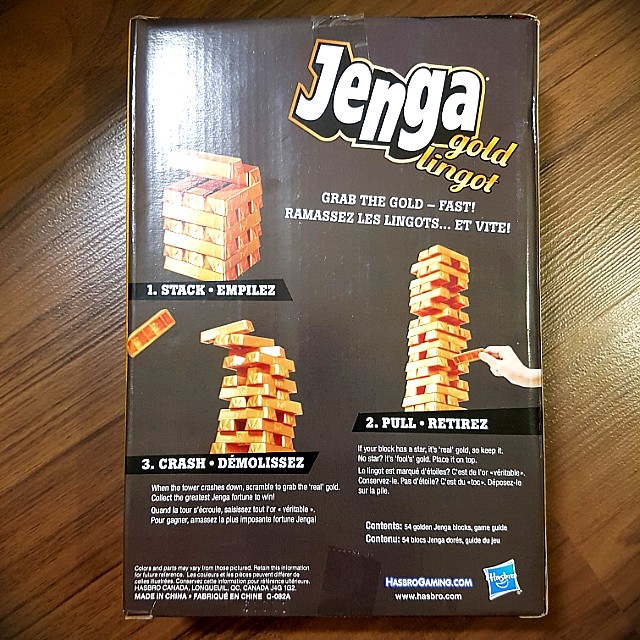 *BRAND NEW* Jenga Gold Ingot Edition (20% OFF), Hobbies & Toys, Toys ...