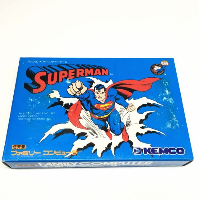 Famicom - Superman, Video Gaming, Video Games, Nintendo on Carousell