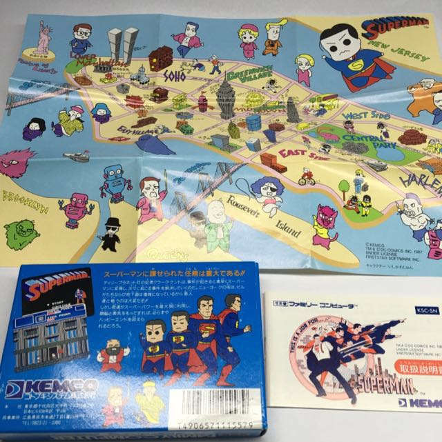 Famicom - Superman, Video Gaming, Video Games, Nintendo on Carousell