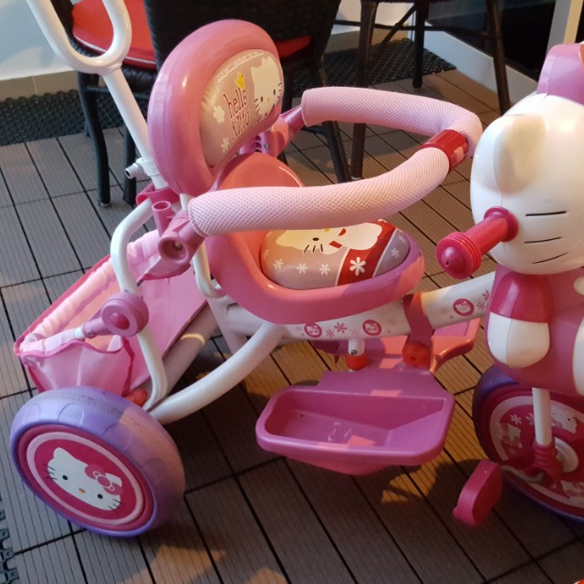 Hello Kitty Tricycle, Babies & Kids, Babies & Kids Fashion on Carousell
