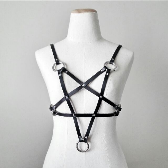 HURLMADE UNIF DOLLSKILL INSPIRED GOTHIC PUNK TUMBLR GENUINE LEATHER ...