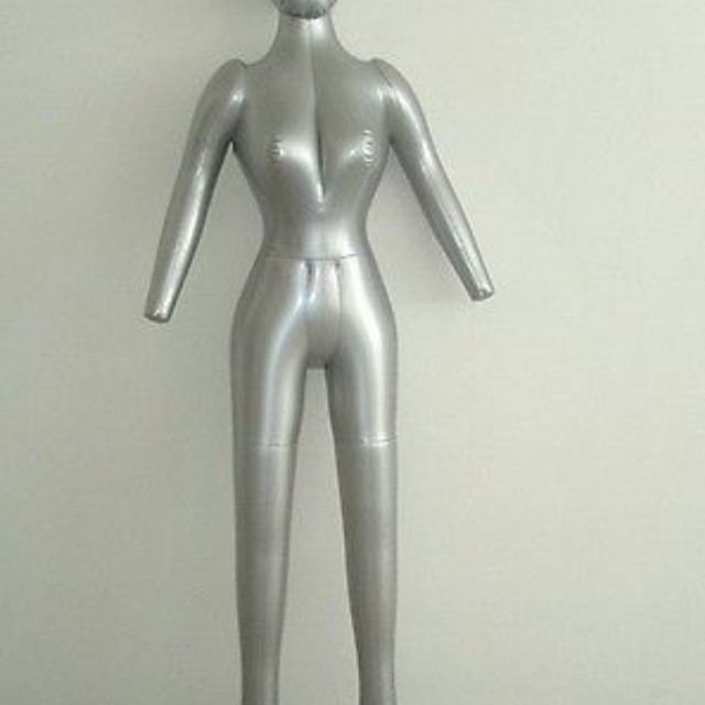Inflatable Female Mannequin FULL-SIZE Body Head & Arms on Carousell