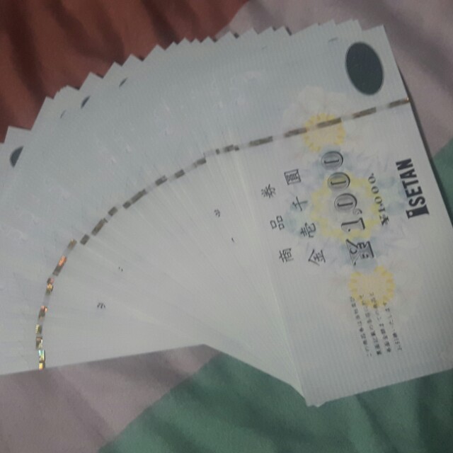 Isetan Vouchers (30pcs x 1,000 yen) worth S$360 can use any Isetan ...