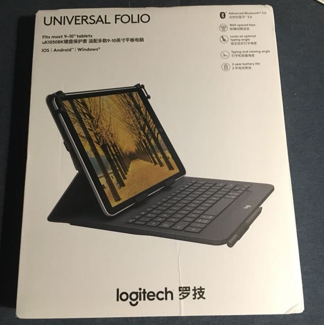Logitech cover with integrated Bluetooth keyboard, Mobile Phones ...