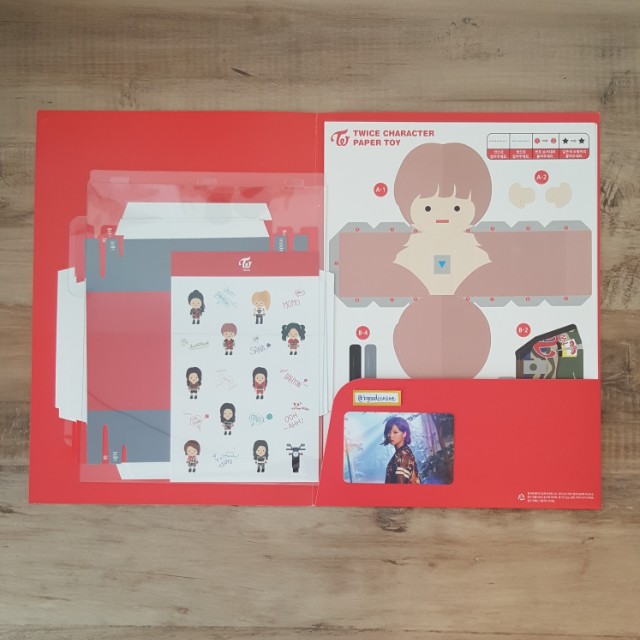 OFFICIAL | JEONGYEON TWICE POPUP STORE PAPER DOLL, Hobbies & Toys ...