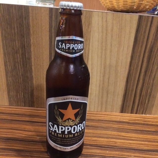 Sapporo Beer 300ml 1 crate 24 bottles, Food & Drinks, Alcoholic ...