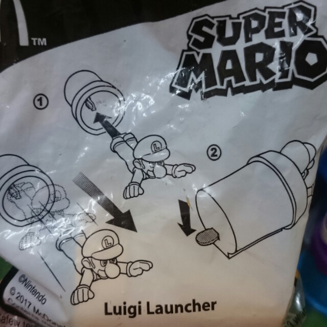 Super Mario Luigi Launcher, Hobbies & Toys, Toys & Games on Carousell