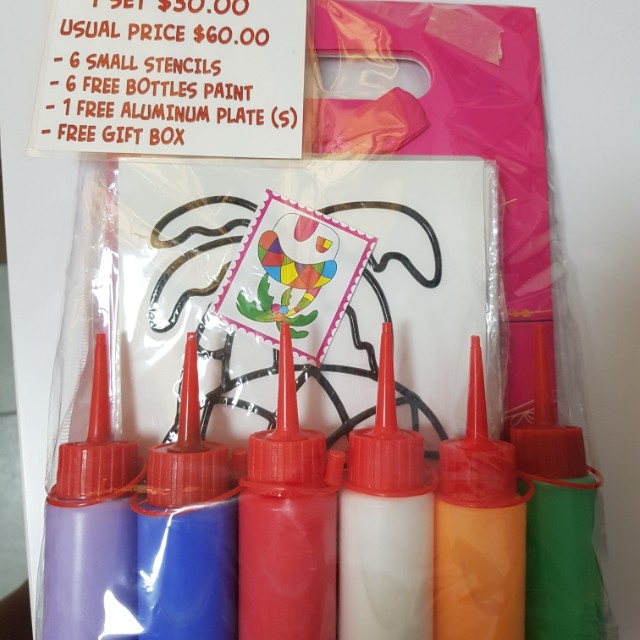 Window paint set, Hobbies & Toys, Toys & Games on Carousell