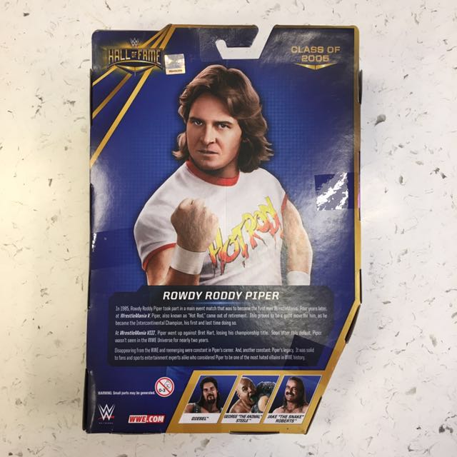 WWE Mattel Hall Of Fame Rowdy Roddy Piper Elite Figure, Hobbies & Toys, Toys & Games on Carousell