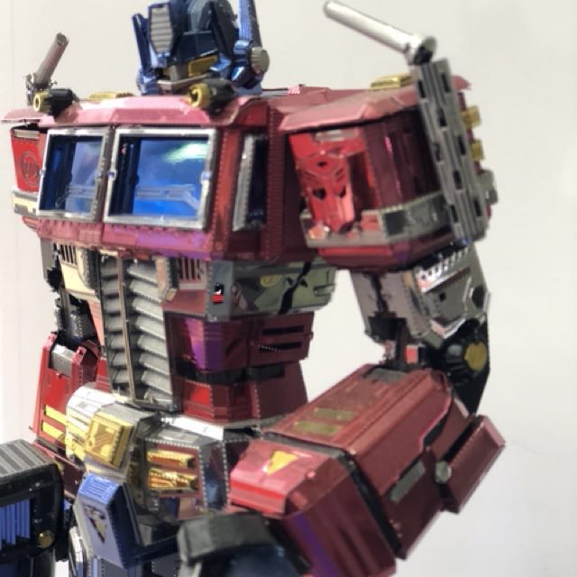 DIY Optimus Prime Metal Action Figurine, Hobbies & Toys, Toys & Games ...