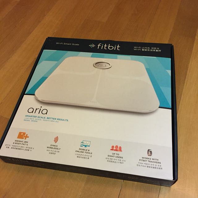 Fitbit Aria digital (WIFI linked) weighing scale., Health & Nutrition, Health Monitors ...