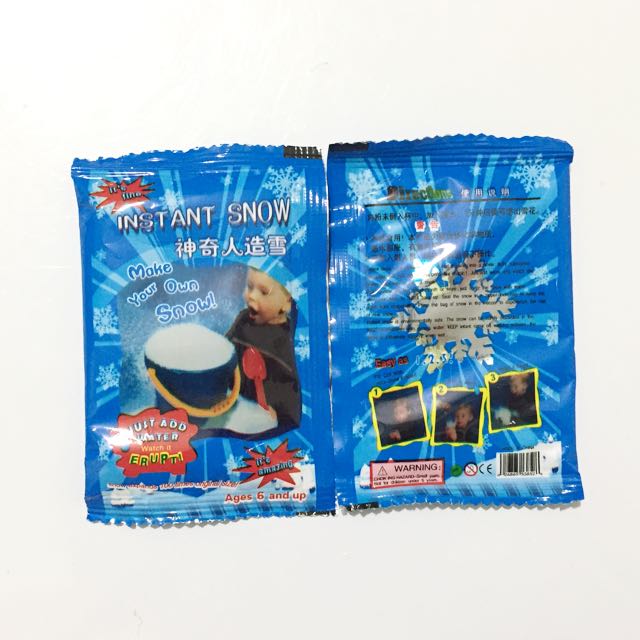 instant snow packets, Hobbies & Toys, Stationery & Craft, Occasions ...