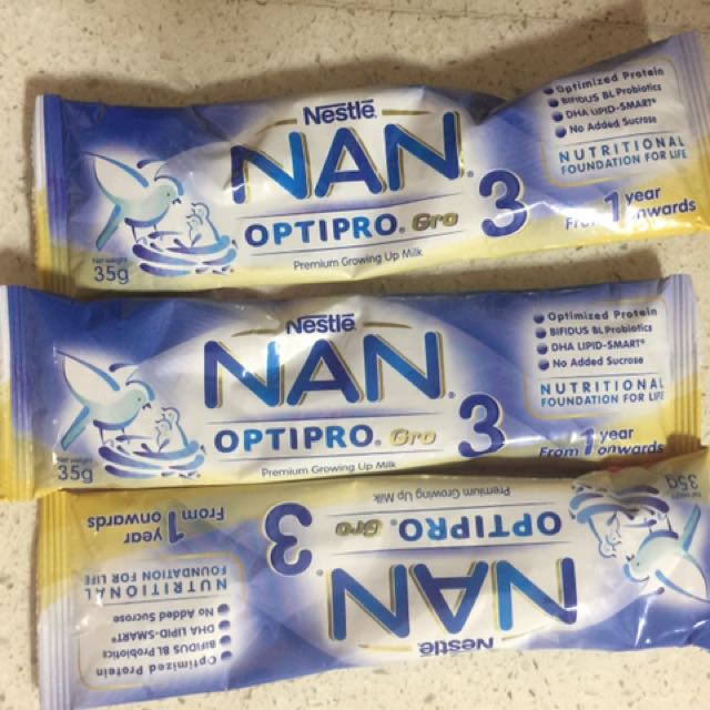 Nan Optipro Gro 3, Babies & Kids, Nursing & Feeding, Weaning & Toddler ...