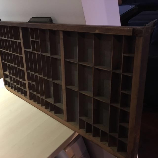 Old teak wood display rack, Furniture & Home Living, Furniture, Shelves ...