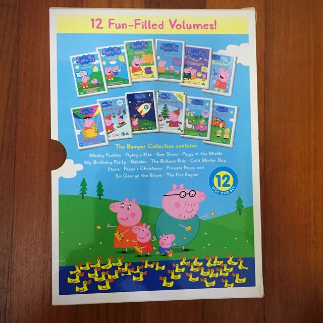 Peppa Pig The Bumper Collection (12 Disc DVD Box Set), TV & Home ...