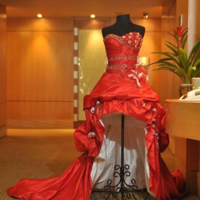 Debut Designer Gown by Edward Teng, Women's Fashion, Dresses & Sets ...
