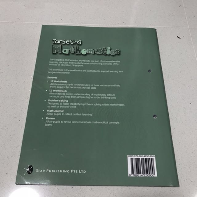 Primary one: Targeting Mathematics Workbook 1B part 1, Hobbies & Toys ...