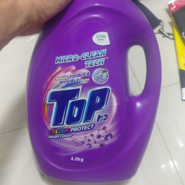 Top Liquid Detergent 4kg Colour Protect, TV & Home Appliances, Washing ...