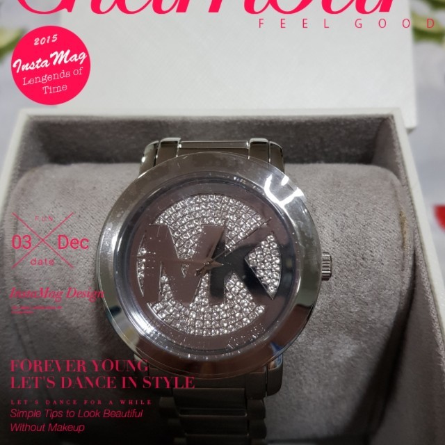 Brand new Auntentic MK Watch silver colour, Mobile Phones & Gadgets ...