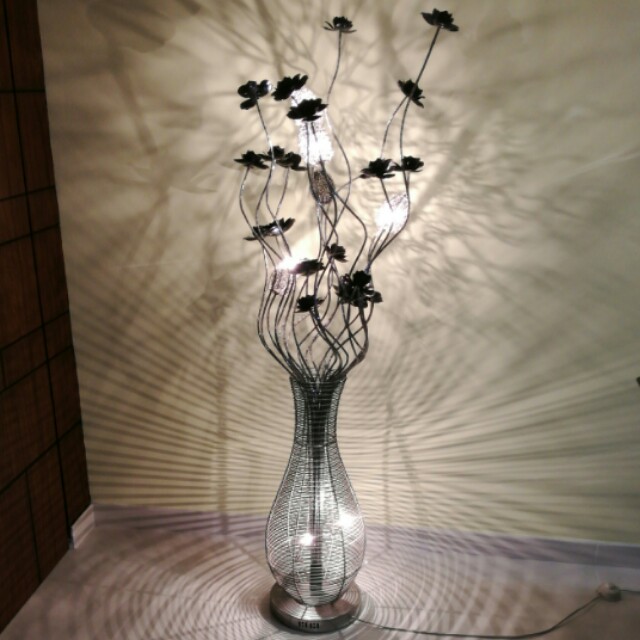 Decorative standing lights (metallic), Furniture & Home Living, Home ...
