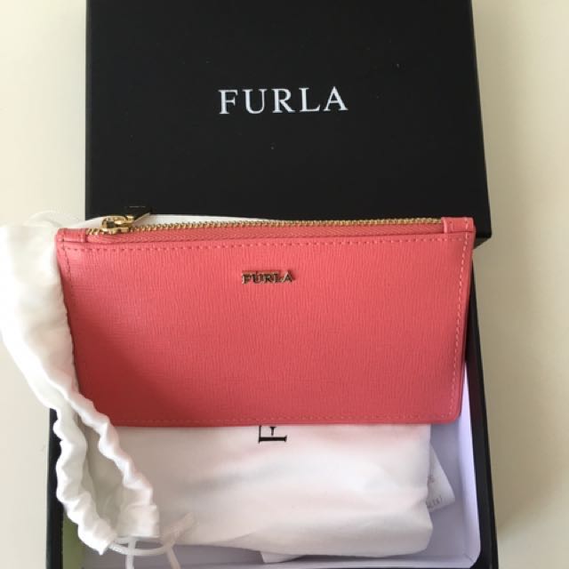 Furla Card And Coin Holder, Luxury, Bags & Wallets on Carousell