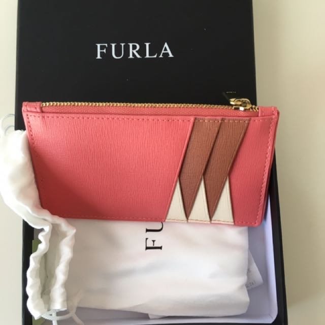 Furla Card And Coin Holder, Luxury, Bags & Wallets on Carousell
