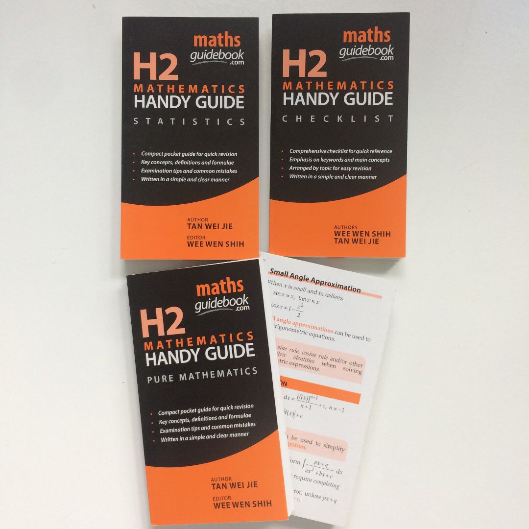 H2 Mathematics handy guide, Hobbies & Toys, Books & Magazines ...