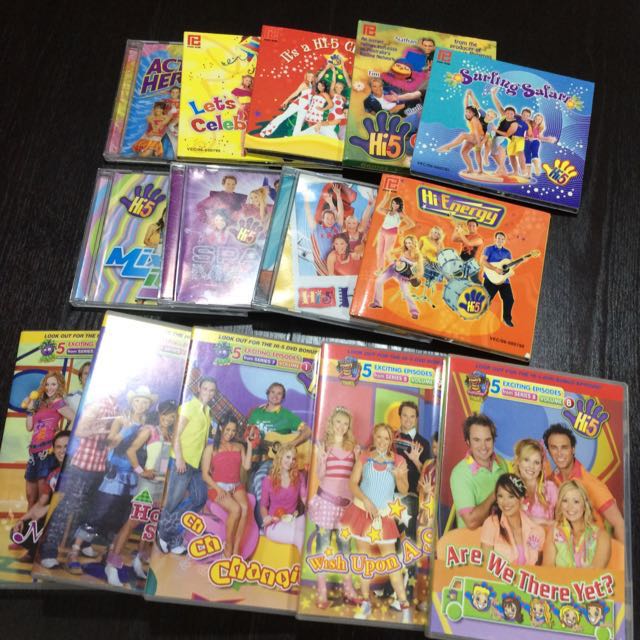 hi5 dvds & cds , Hobbies & Toys, Music & Media, CDs & DVDs on Carousell